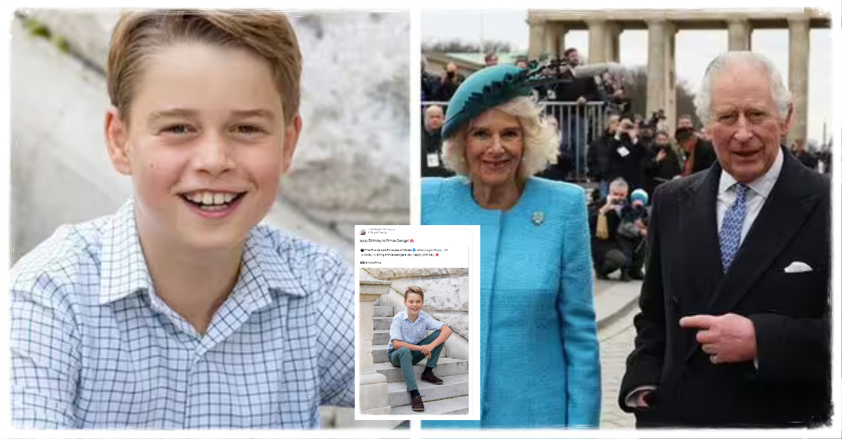 Charles And Camilla With Sweet Birthday Message For George On His 10th ...