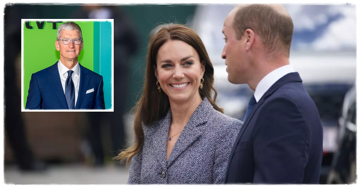 William And Kate Met With Apple's CEO Timothy Cook At Windsor Castle ...