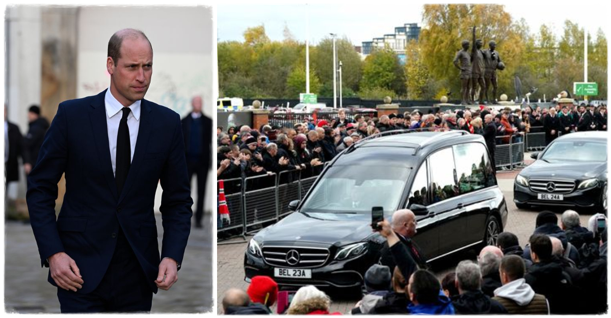 Prince William Makes Surprise Appearance At Sir Bobby Charlton's ...
