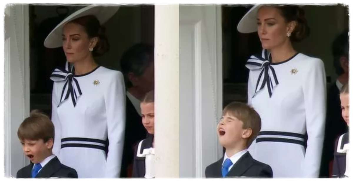 Prince Louis Won Our Hearts With His Usual Cheeky Antics As He Yawns ...