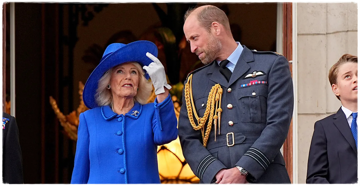 Affectionate Moment Between Prince William and Queen Camilla Captured ...